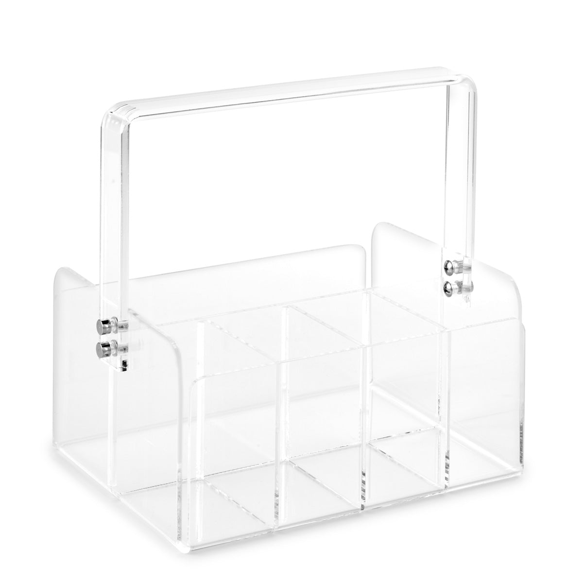 Acrylic desk/bathroom caddy – Lettered + Luxe